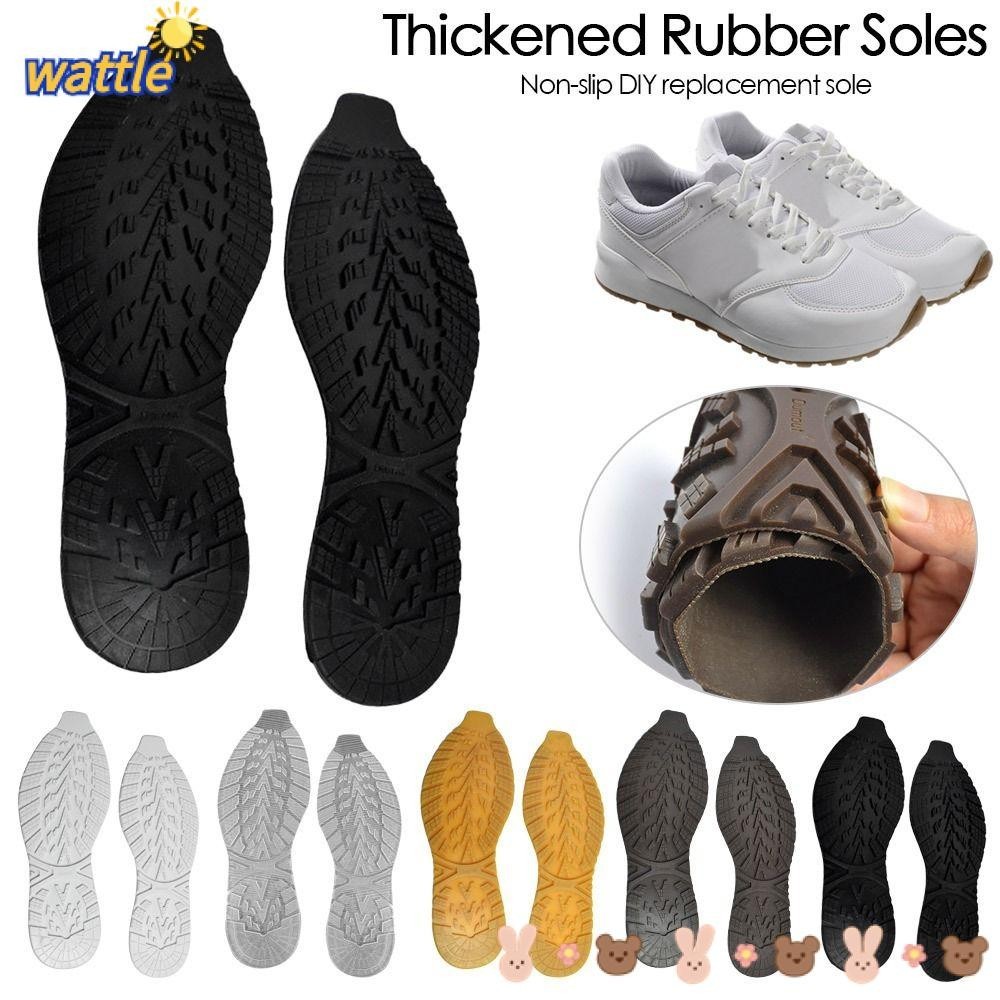 WATTLE DIY Replacement Sole, Anti-Slip Cow Tendon Rubber Sport Shoe ...
