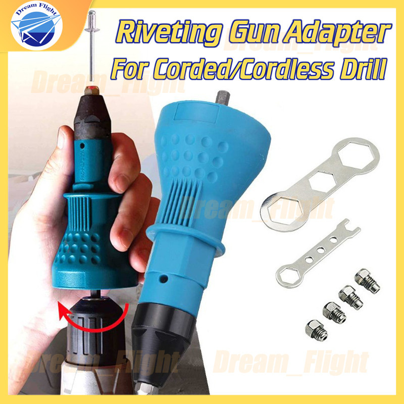 Electric Rivet Nut Adapter Riveting Tool Gun Rivet Stud Adapter ...