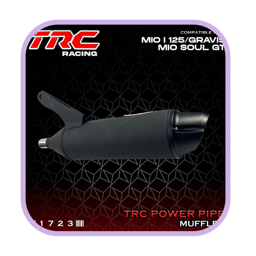 TRC Racing Mio i125 / m3 / Gear / Soul i125 Power Pipe Muffler Exhaust ...