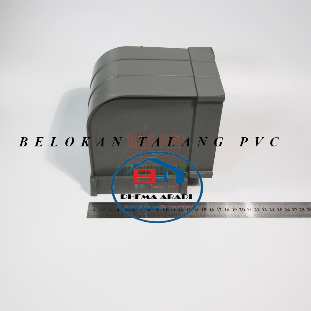 Rhema Square PVC Water Gutter 4" Ash ASVIRA Brand | Shopee Philippines