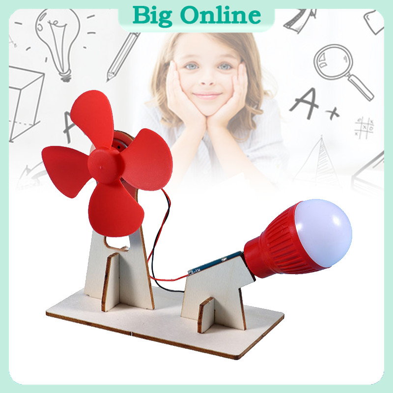 DIY Wind Power Generation Model Developmental Toy For Wind Turbine ...