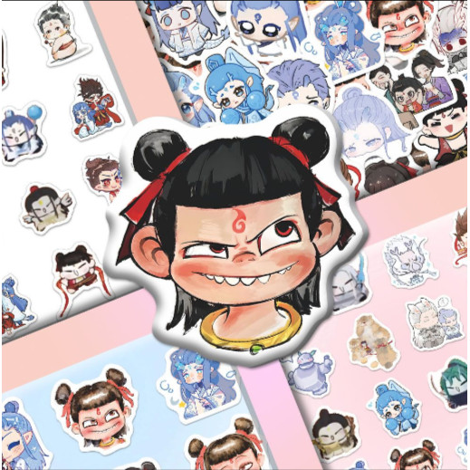 Nezha 2 Stickers for Kids Gifts Ne Zha 2 Waterproof Diy Stickers ...