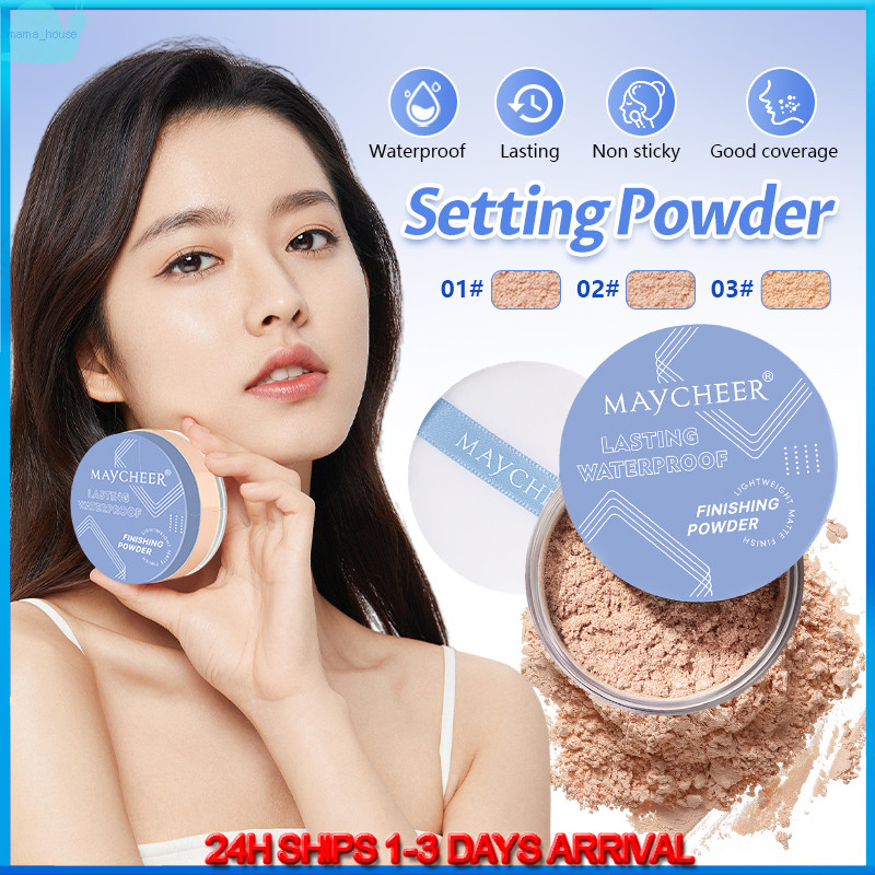 3Colors Loose Setting Powder Oil Control Silky Smooth Powder Face ...