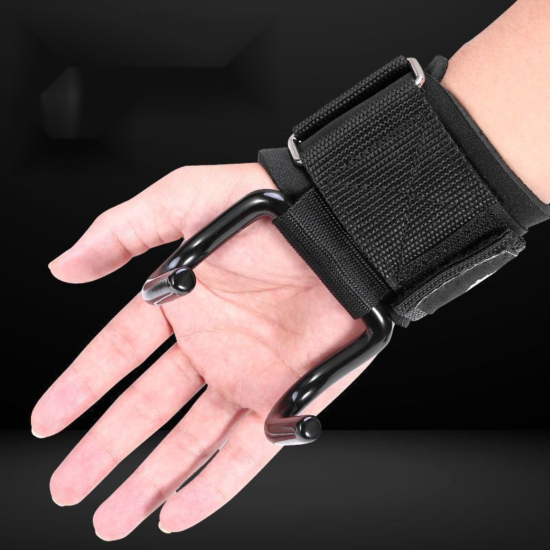 Pull-up Aid Wrist Hook Anti-off Hand Iron Hook Horizontal Bar Grip Hook ...