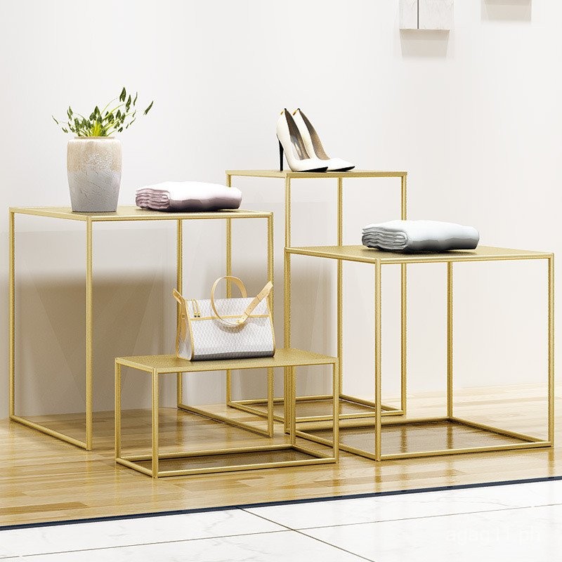 Fashion Store High and Low Display Stands Mall Shoe and Bag Display ...