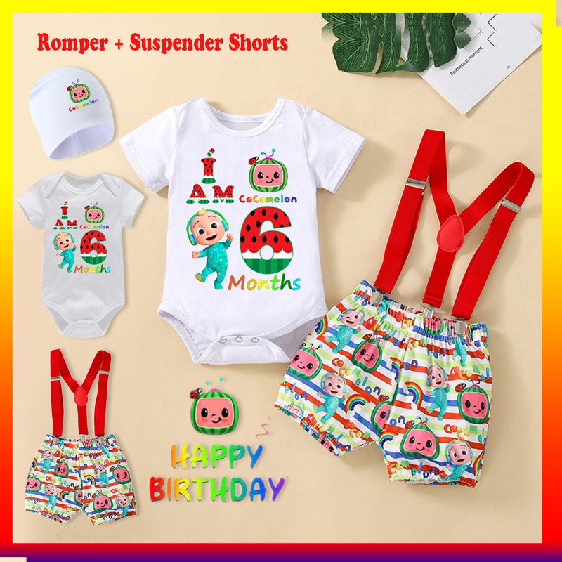 Fashion Baby Boy Clothes Coco Melon Terno for Kid Boy 1 Year Old ...