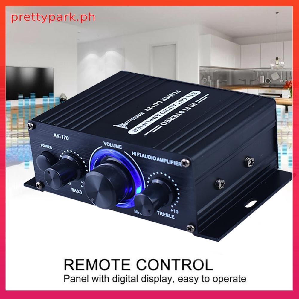 400w Mini HiFi Audio Amplifier Home Amplifier Bluetooth-free Auto ...