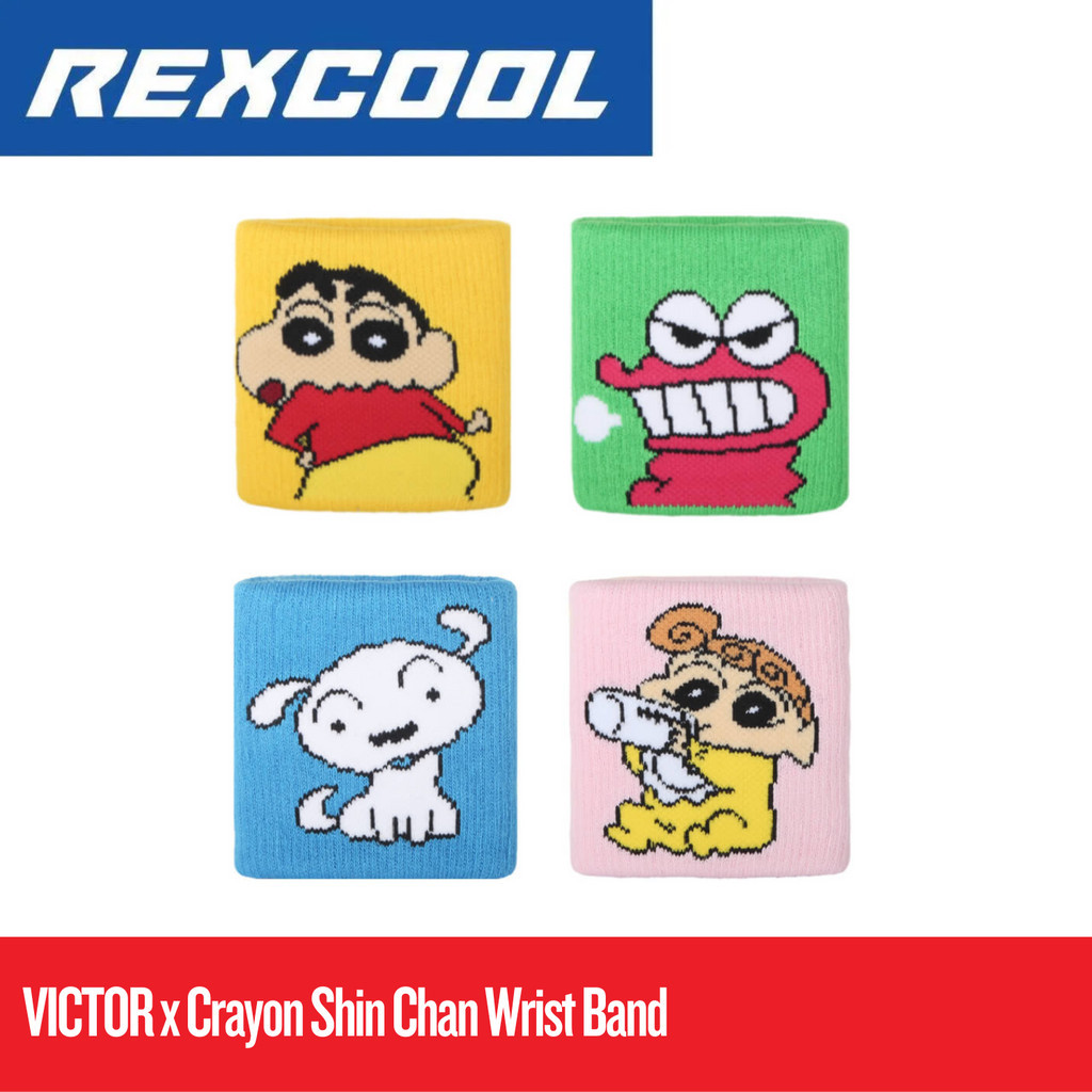 VICTOR X Crayon Shin Chan Wrist Band | Shopee Philippines