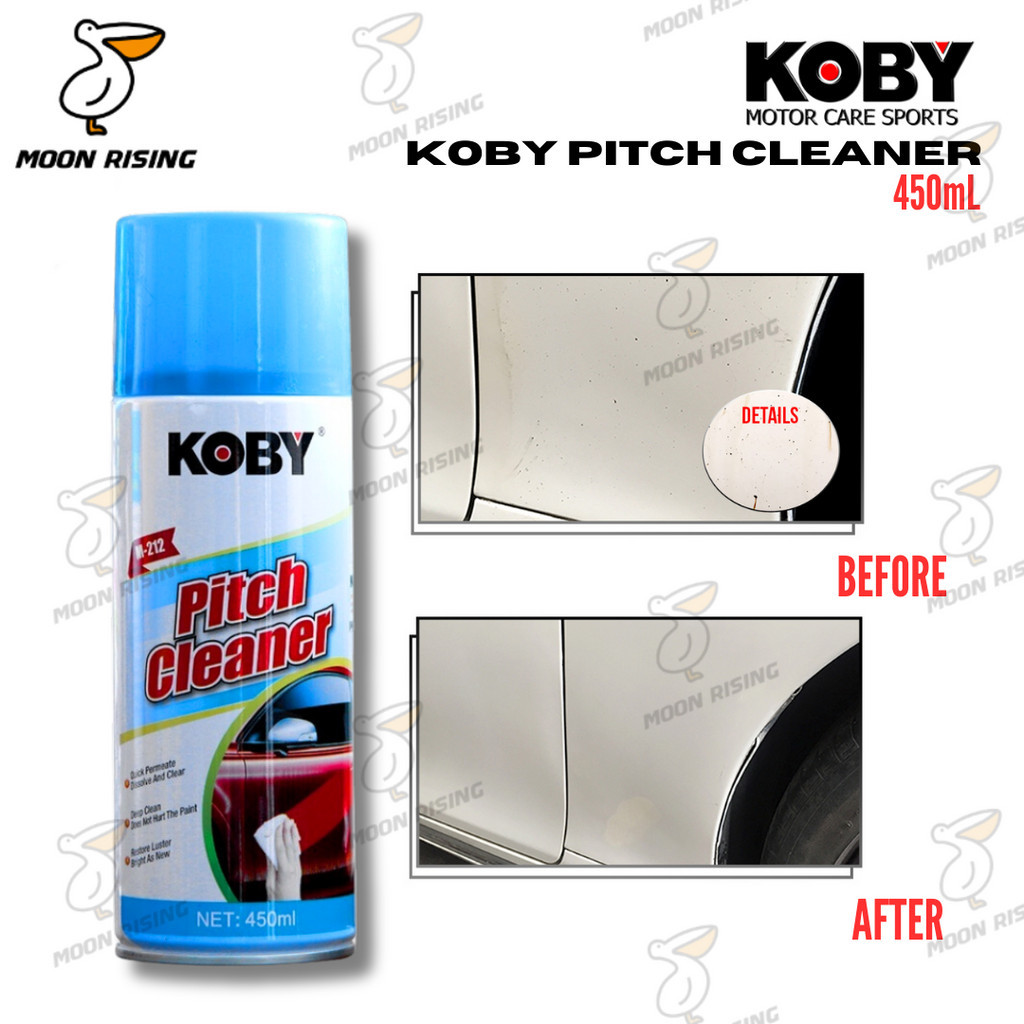 MOTO CARE ORIGINAL KOBY PITCH CLEANER 450ML MOTORCYCLE CARE PRODUCTS ...