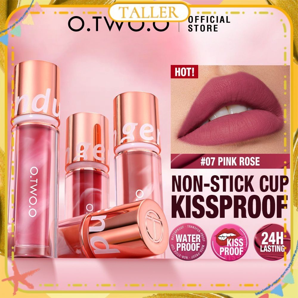 Ready Stcok Non-sticky Lip Glaze Waterproof And Does Not Remove Makeup ...