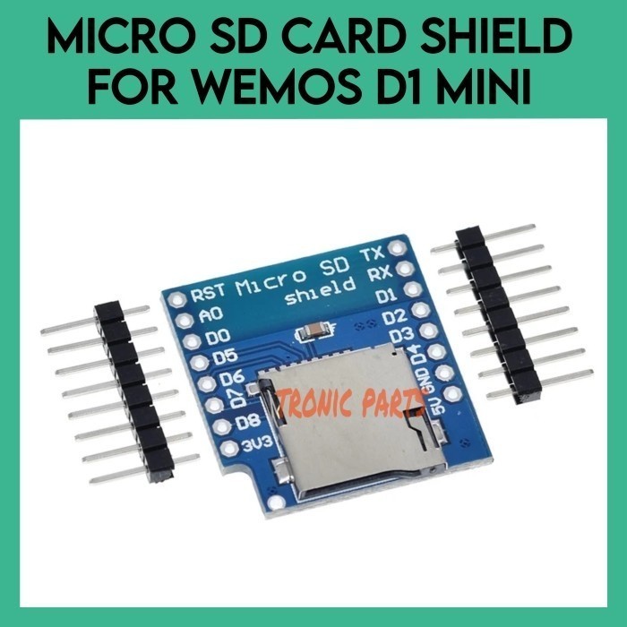Micro SD Card Shield For Wemos D1 Mini TF WiFi Compatible ESP8266 sd ...