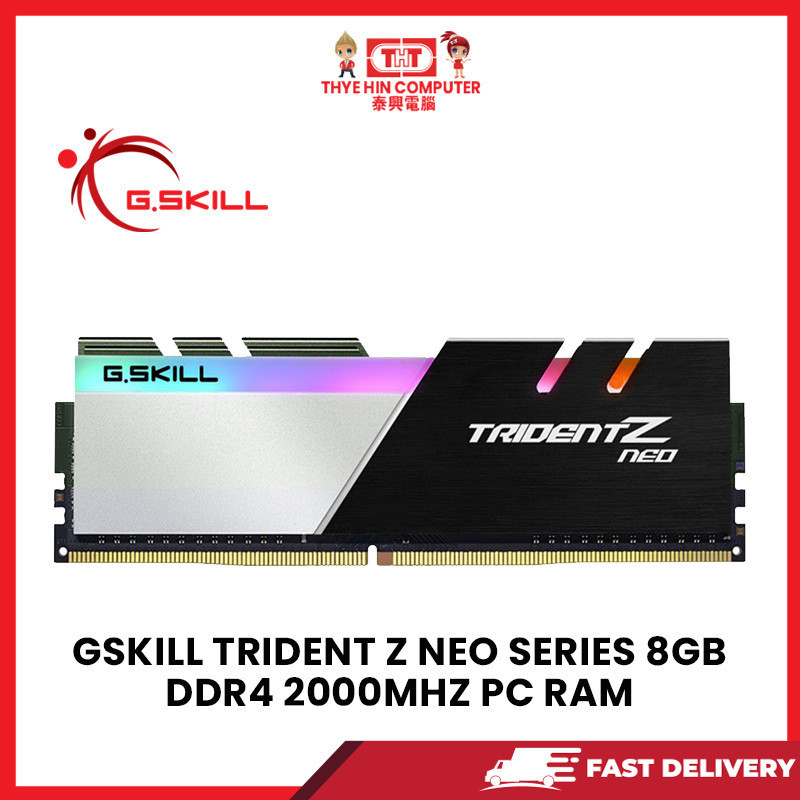 GSKILL TRIDENT Z NEO SERIES 8GB DDR4 3000MHZ PC RAM | Shopee Philippines