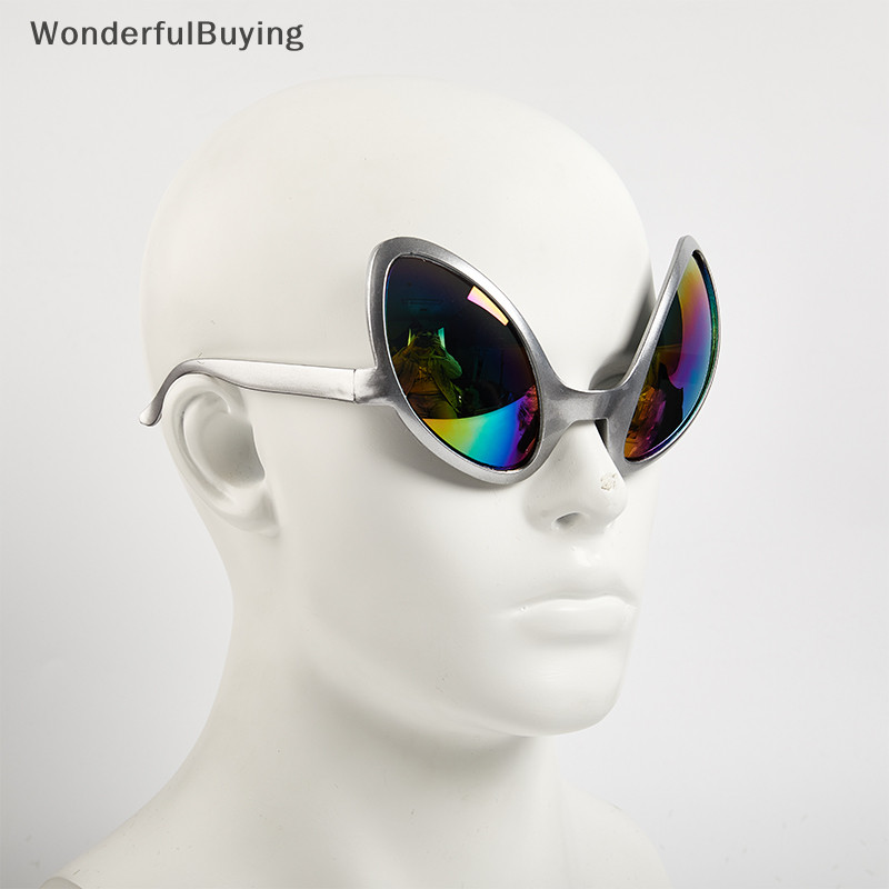 WBPH Belle Funny Aliens Costume Glasses Rain Lenses ET Sunglasses ...