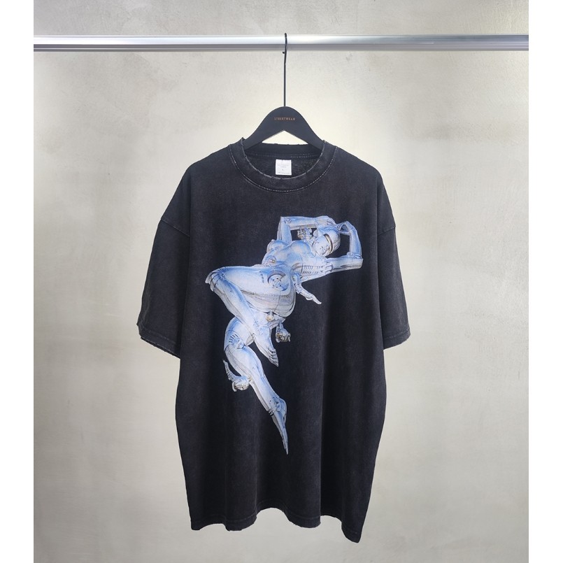 Retro black wash, distressed mechanical doll print, distressed and worn ...