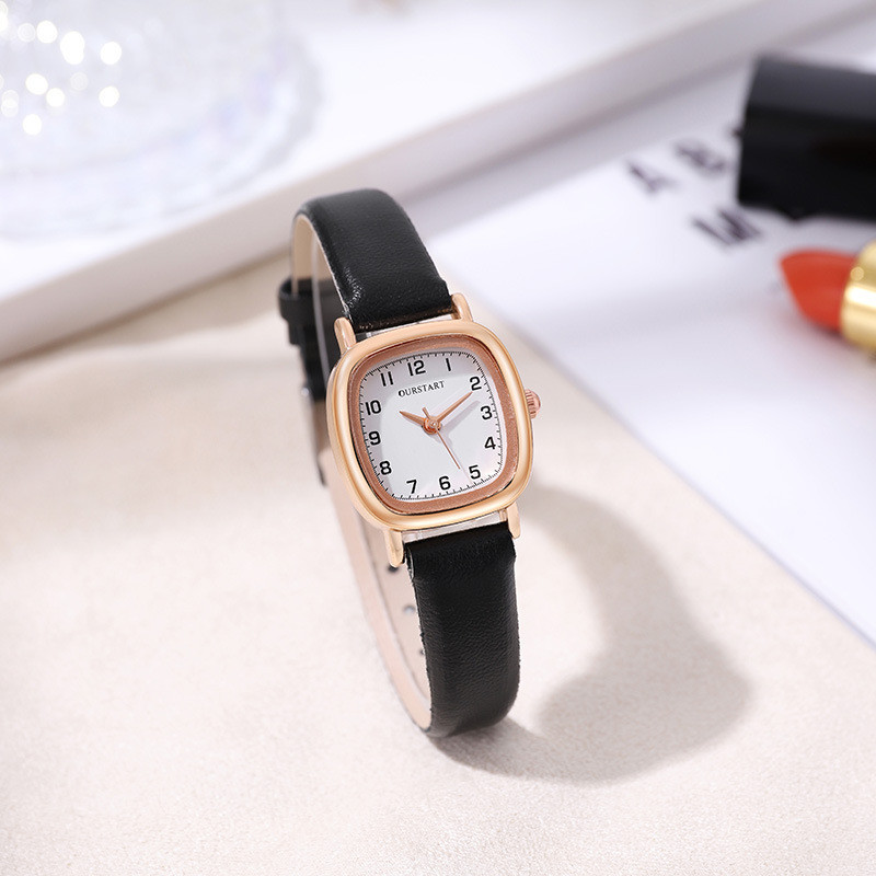 Designer Women's Square Watch Minimalist Retro Style Small Quartz ...