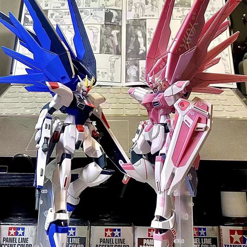 Newborn Freedom 192 High Model HG 1/144 Freedom 2.0 Cherry Blossom Pink Freedom GUNDAM Assembly ...