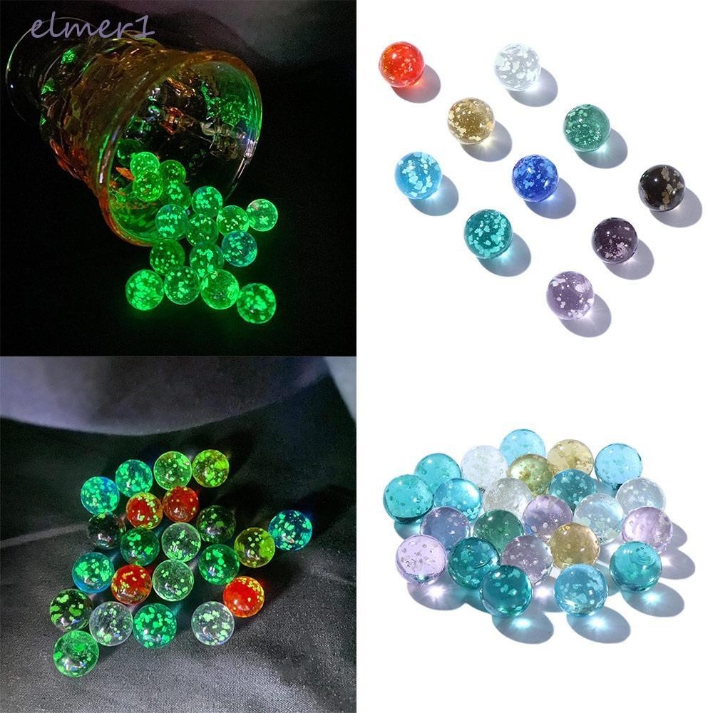 ELMER1 Glass Marbles Cream Console Game Children Toys 12mm|Beads ...