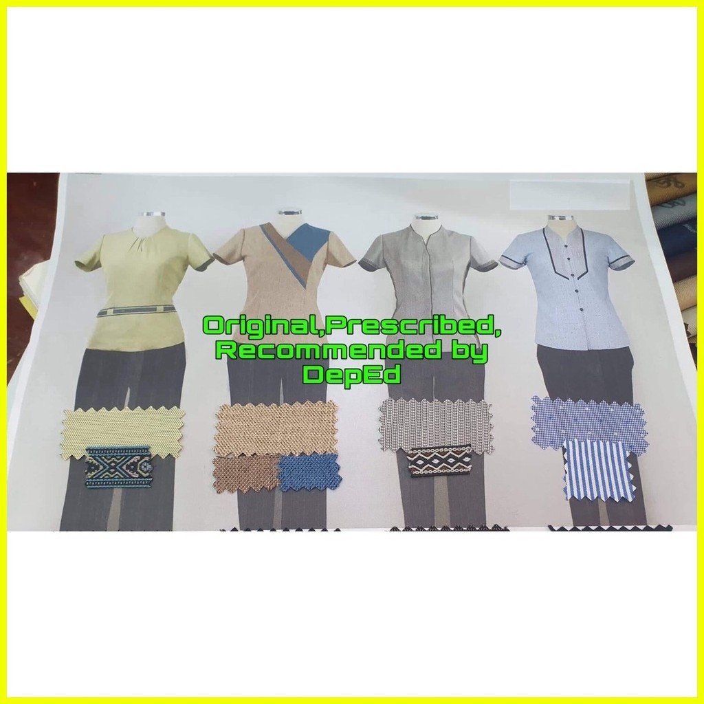 Original Deped Female Teachers Uniform 2021-2022 | Shopee Philippines
