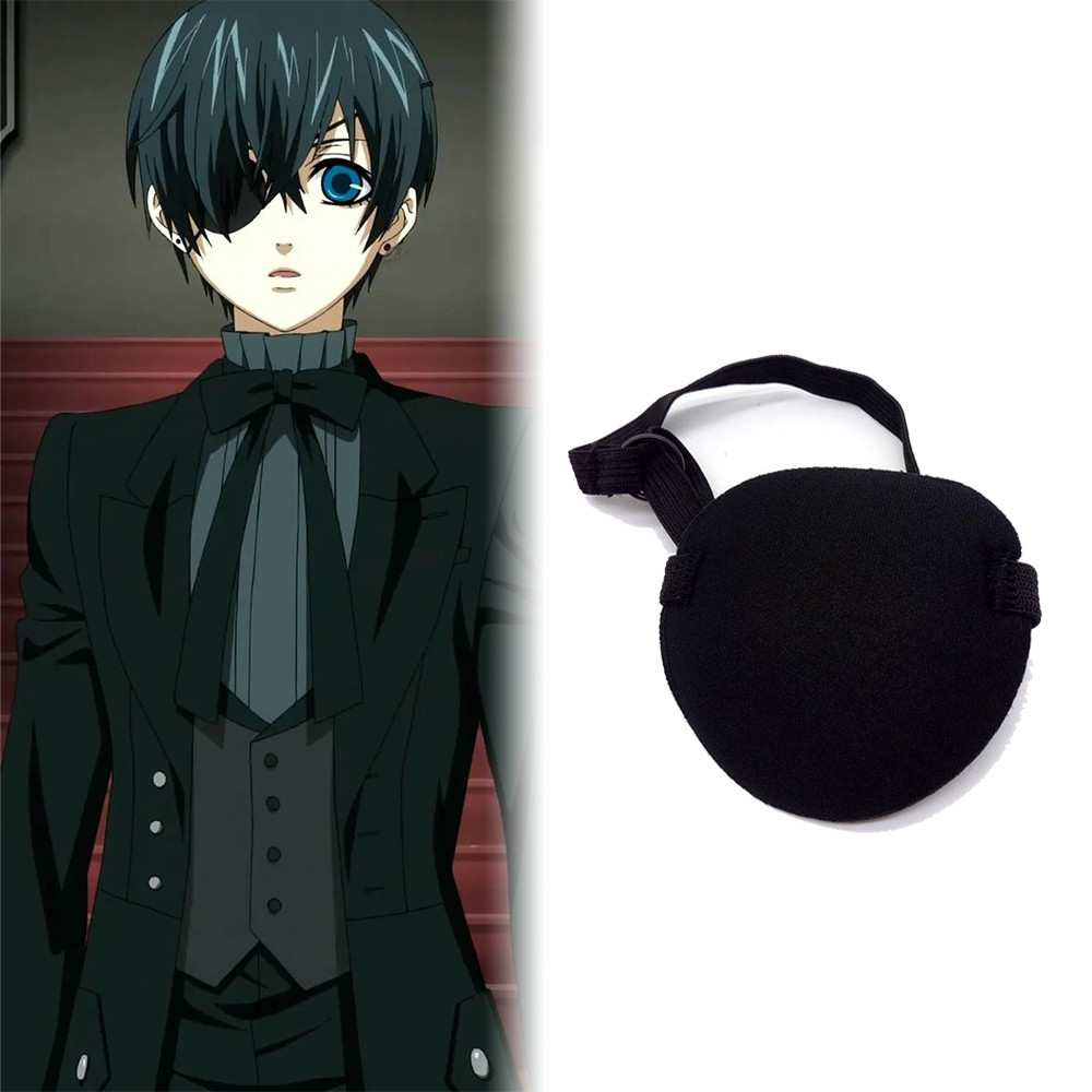 Anime Black Butler Eye Covers Ciel Phantomhive Cyclopia Eye Patch ...