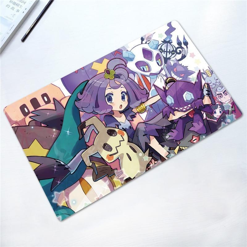 Pokémon Card Mat Acerola PTCG Simplified Chinese Card Mat Single Battle ...