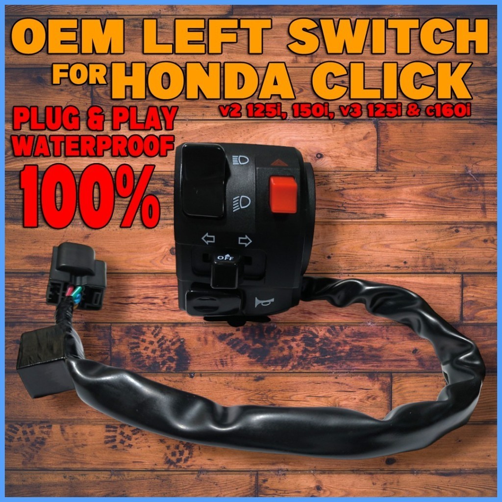 OEM Honda Click Switch Plug and Play for 125i and 150i v2 | v3 | C160i ...