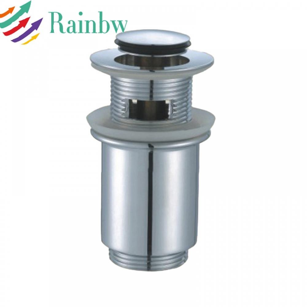 Copper Large Displacement Bathroom Bouncing Press Basin Drain Sink ...