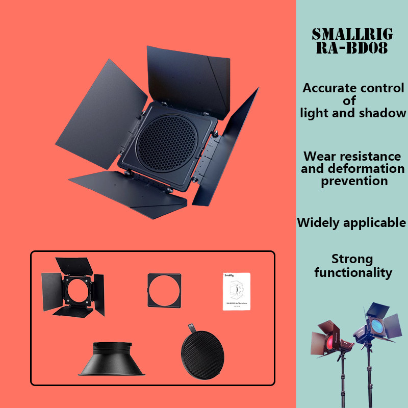 Smallrig RA-BD08 Eight Page Baffle Light Barrier Honeycomb Flash Light ...