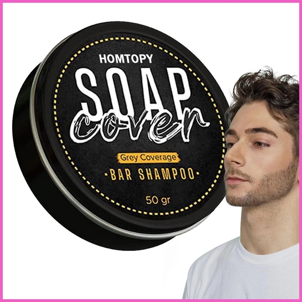 Hair Darkening Shampoo Bar for Gray Hair Polygonum Gray Hair Covering ...