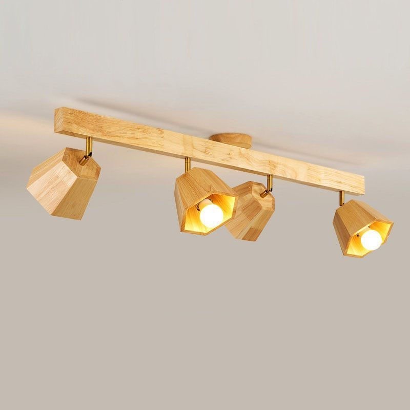 Modern Wood Trick Light Creative Aisle Light Entrance Ceiling Light ...