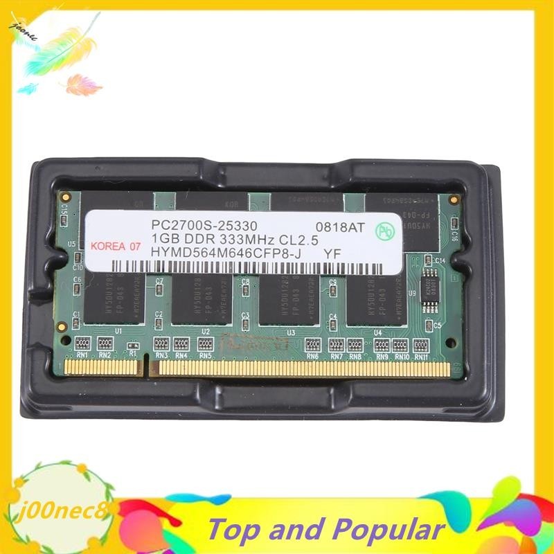 [j00] For Hynix 1GB DDR1 Laptop Memory Ram DDR333 PC 2700 333Mhz SO ...