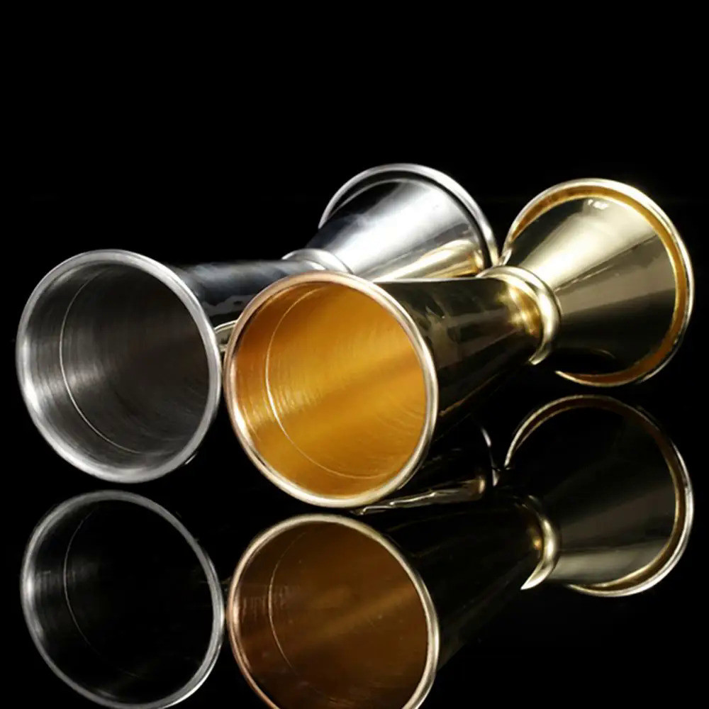 1PC Double Cocktail Jigger Dual Design with Measurements Scale Inside ...