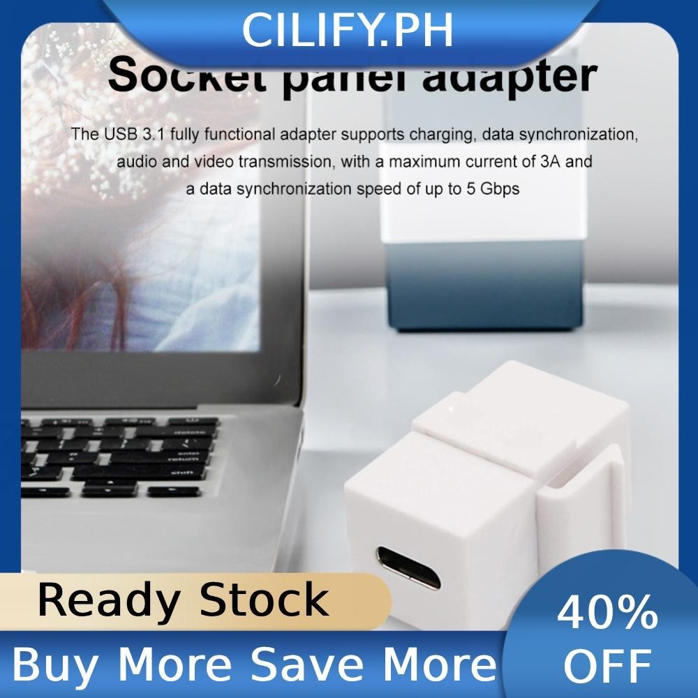USB 3.1 Type C Keystone Female to Female Jack Coupler Inserts Socket ...