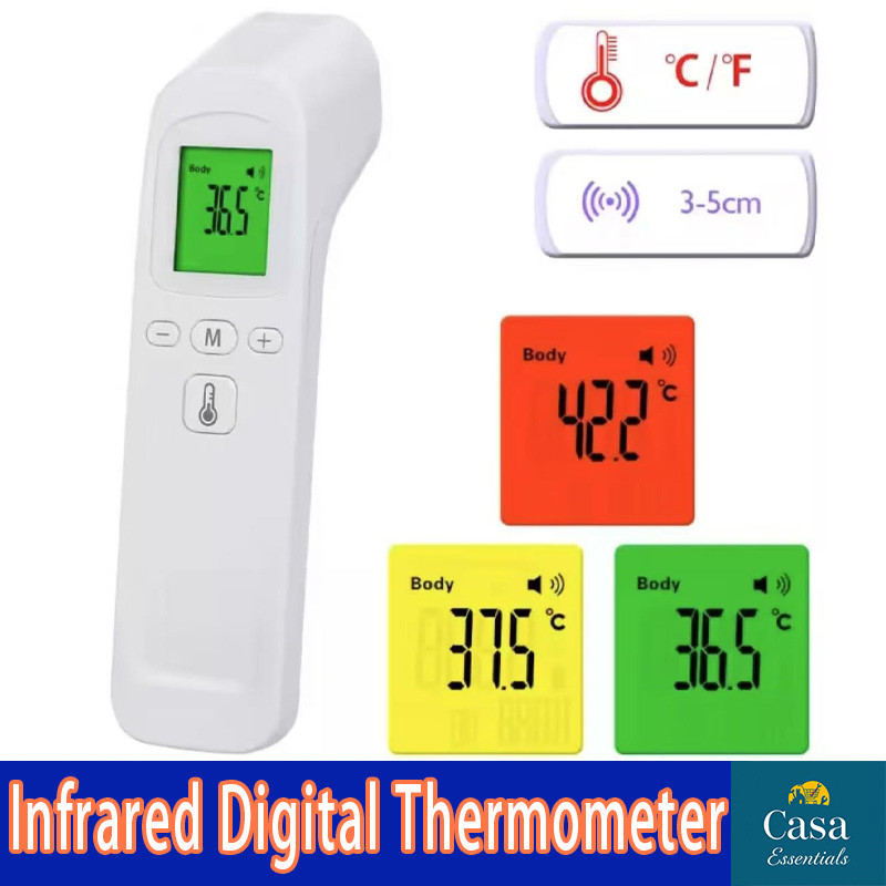 Infrared Forehead Thermometer Gun Termometer Digital Baby Temperature ...