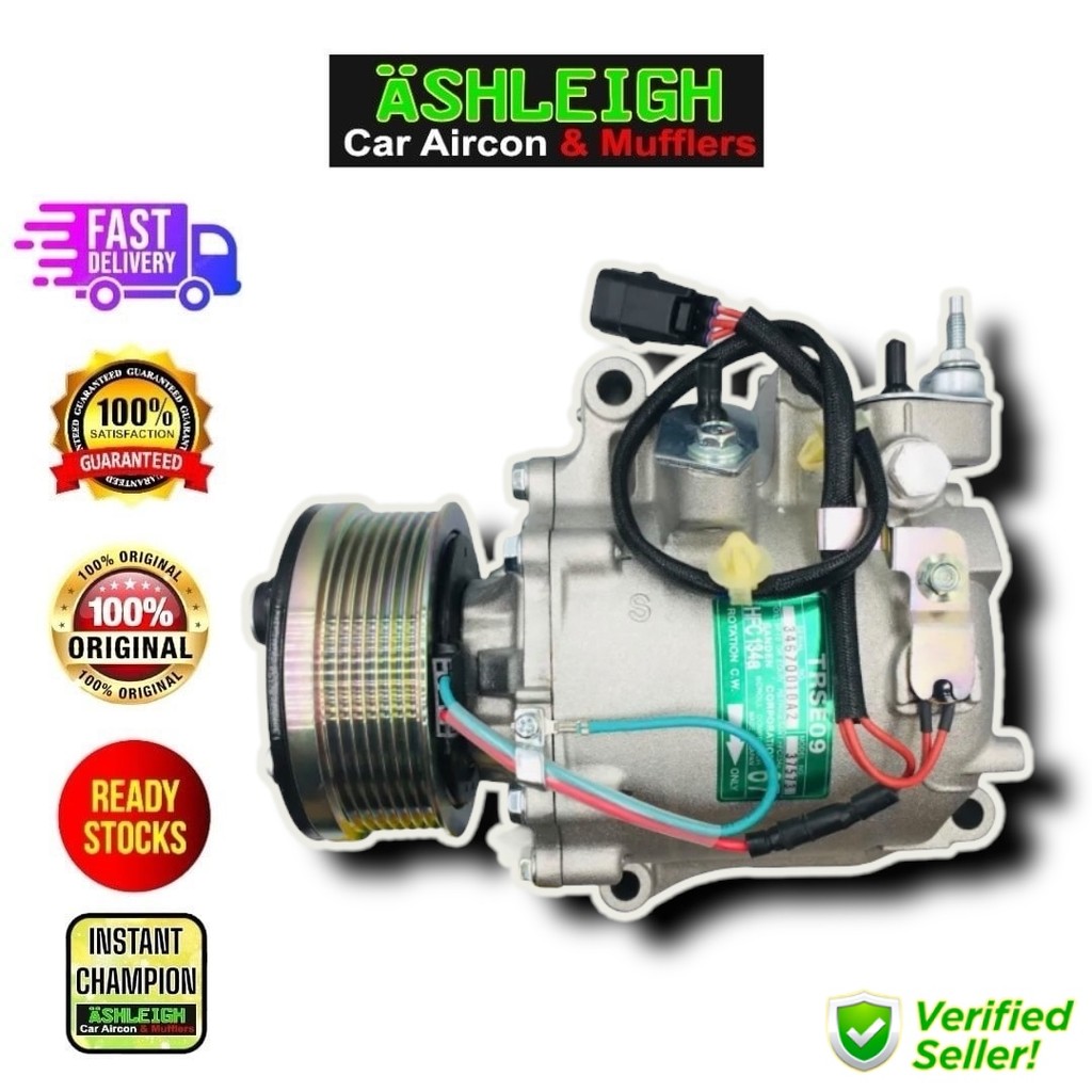 Honda Crv 3rd Gen Compressor Sandn Trse09 model 37573 Car aircon parts ...