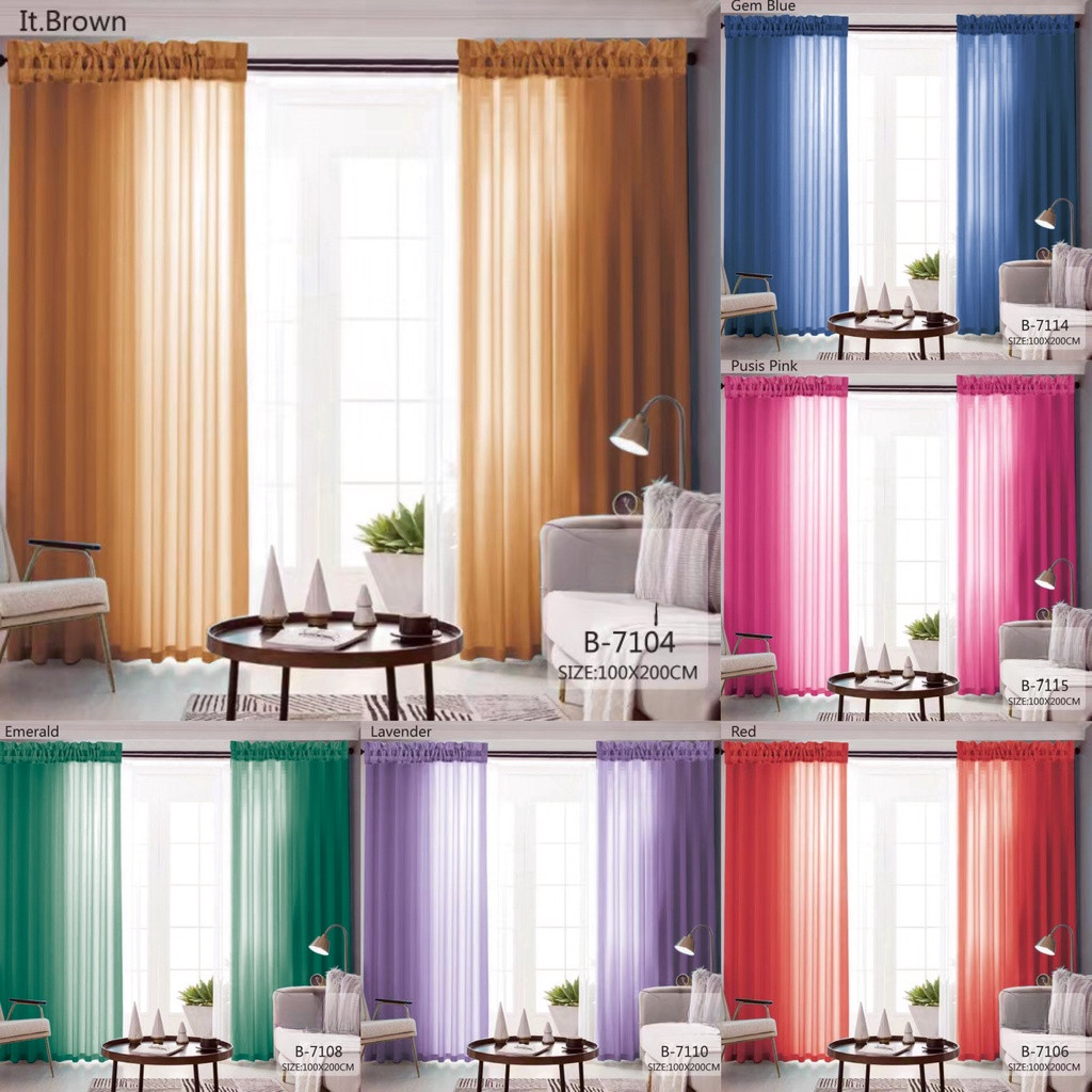1PC Elegance Lace Curtain Home Tulle Voile Window Curtain 100cmX 200cm ...
