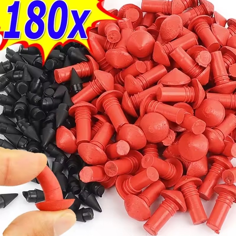 180Pcs Mushroom Shape Tire Patching Nails - Portable, Universal ...