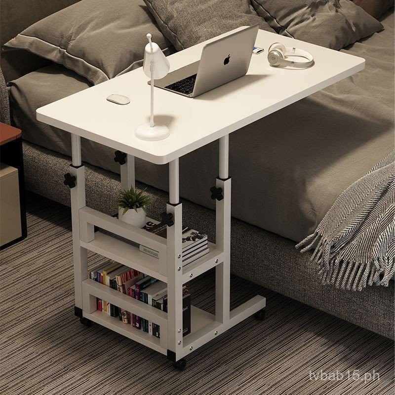 Adjustable Height Bedside Table for Home Use, Bedroom Laptop Desk ...