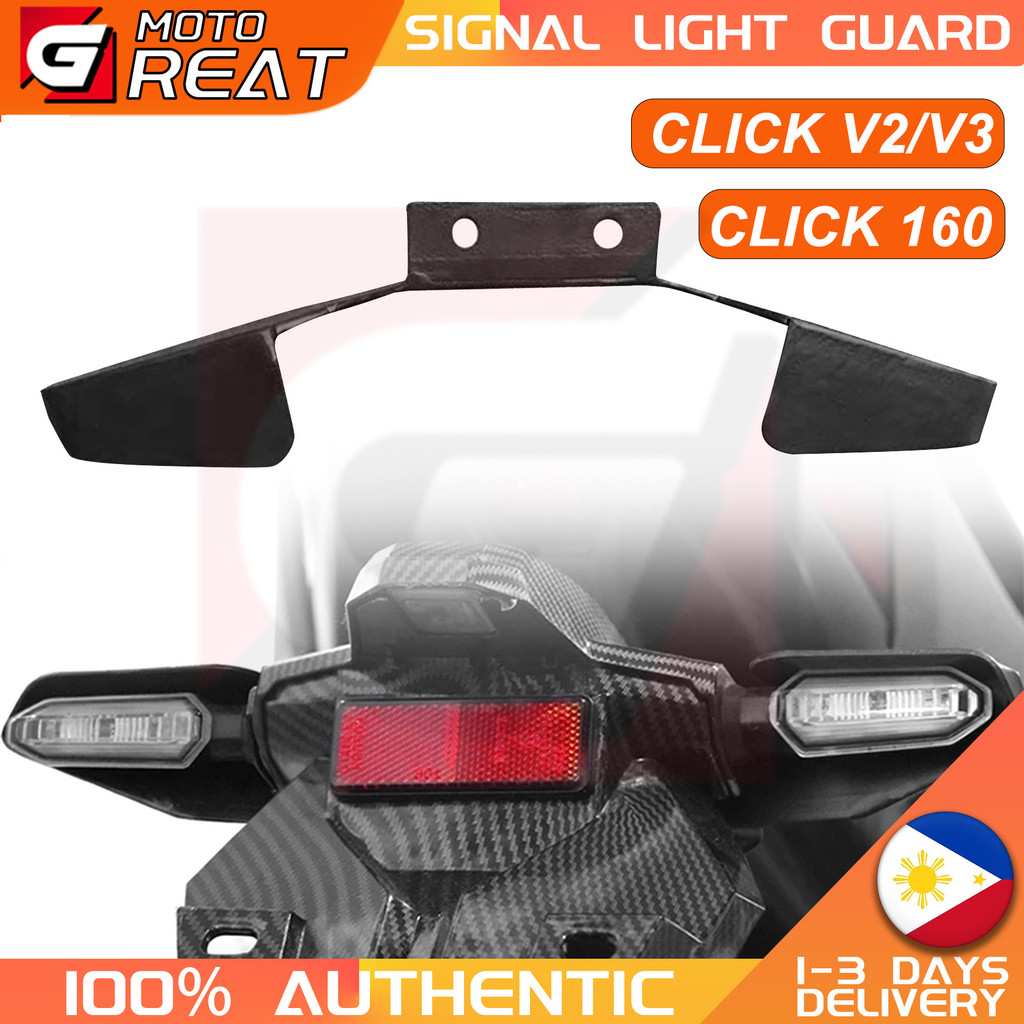 Honda Signal Light Protector for Click V2/V3 125i 150i 160 CNC Alloy ...