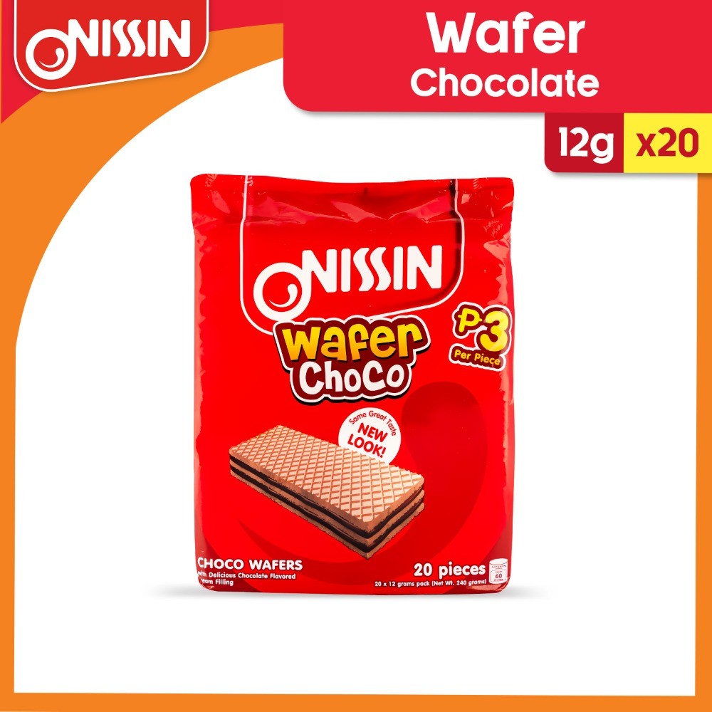 Nissin Choco Wafer 12gx20 | Shopee Philippines