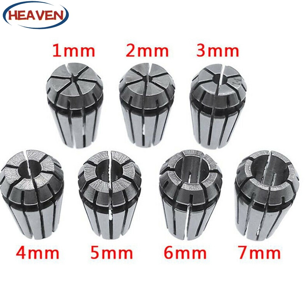 ER11 Spring Collet Chuck Set For CNC Milling Lathe Tool Engraving ...