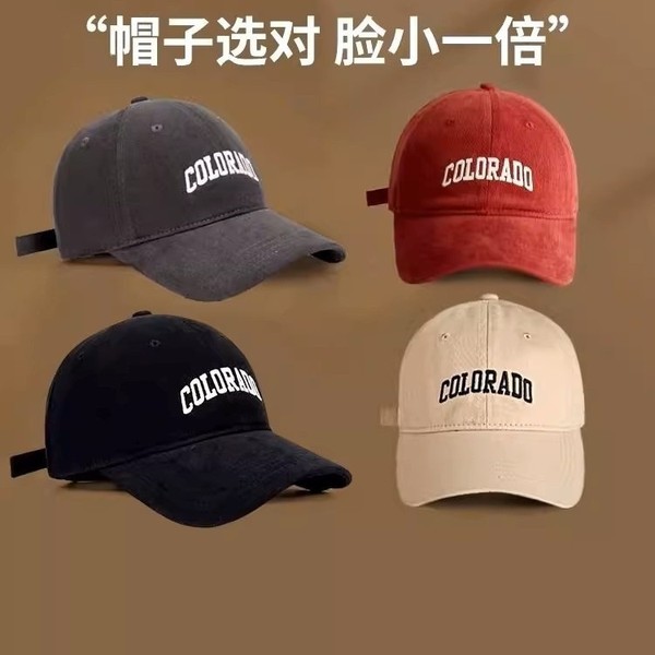 cap baseball cap new era cap Peaked Cap Women's Face-looking Small 2025 ...