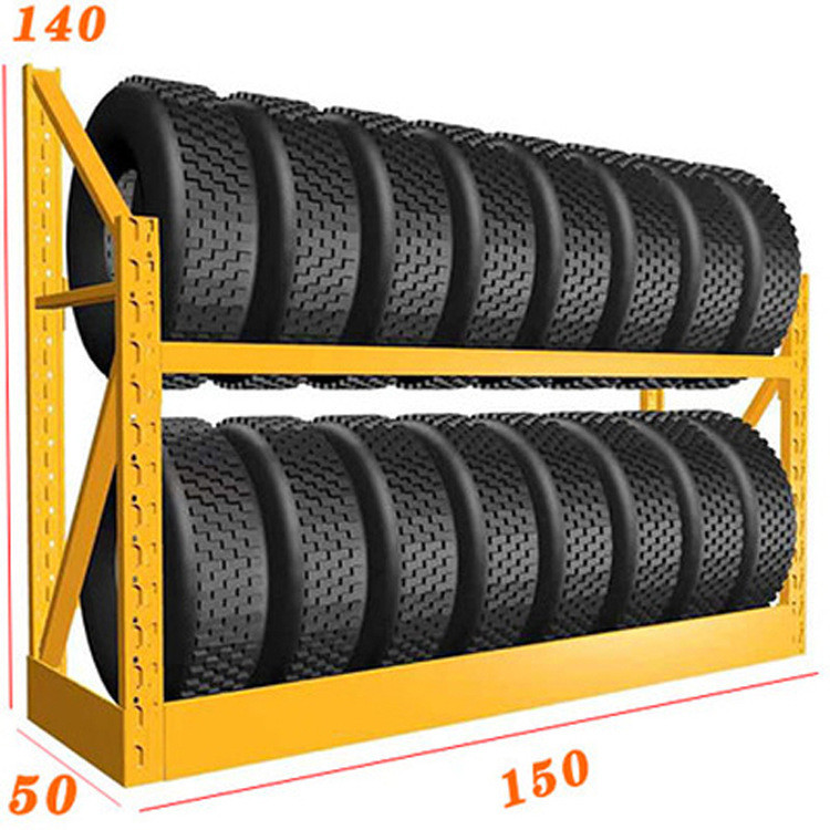Car Tire Rack Repair Shop Storage Wheel Tire Rack Wall-mounted ...