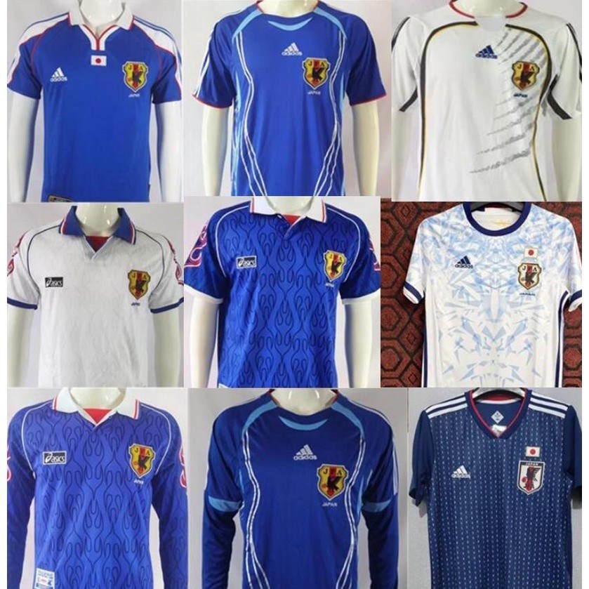 1998 Japan Home Retro Soccer Jersey 16/17 2000 2006 2018 Japan Football ...