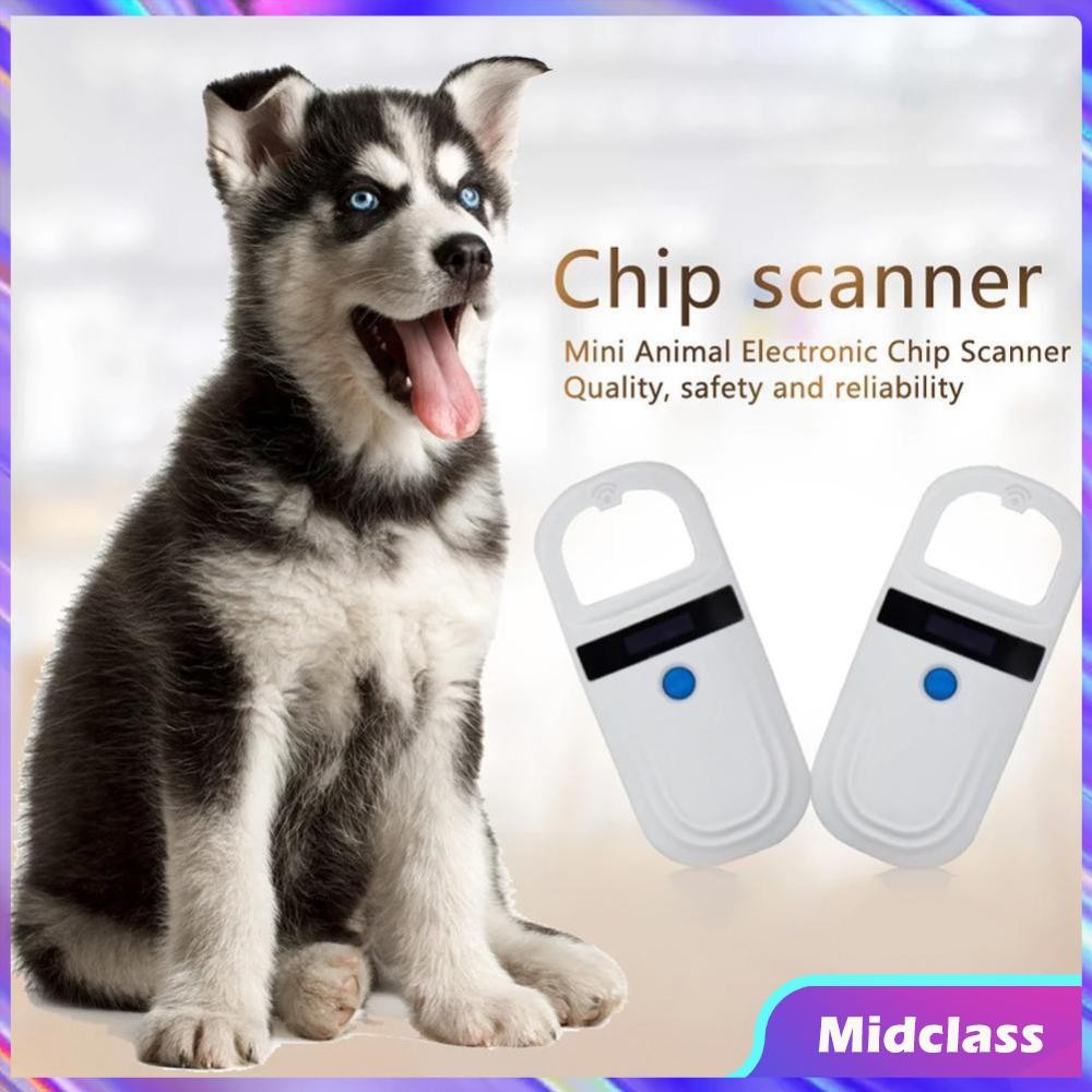 Electronic ID Chip Scanner Pet Certificate Handheld Card Reader Animal ...