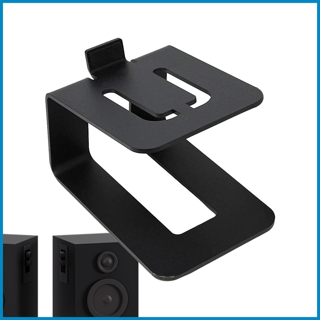 Desktop Speaker Stand Vibration-Proof Carbon Steel Monitor Stands Sleek ...