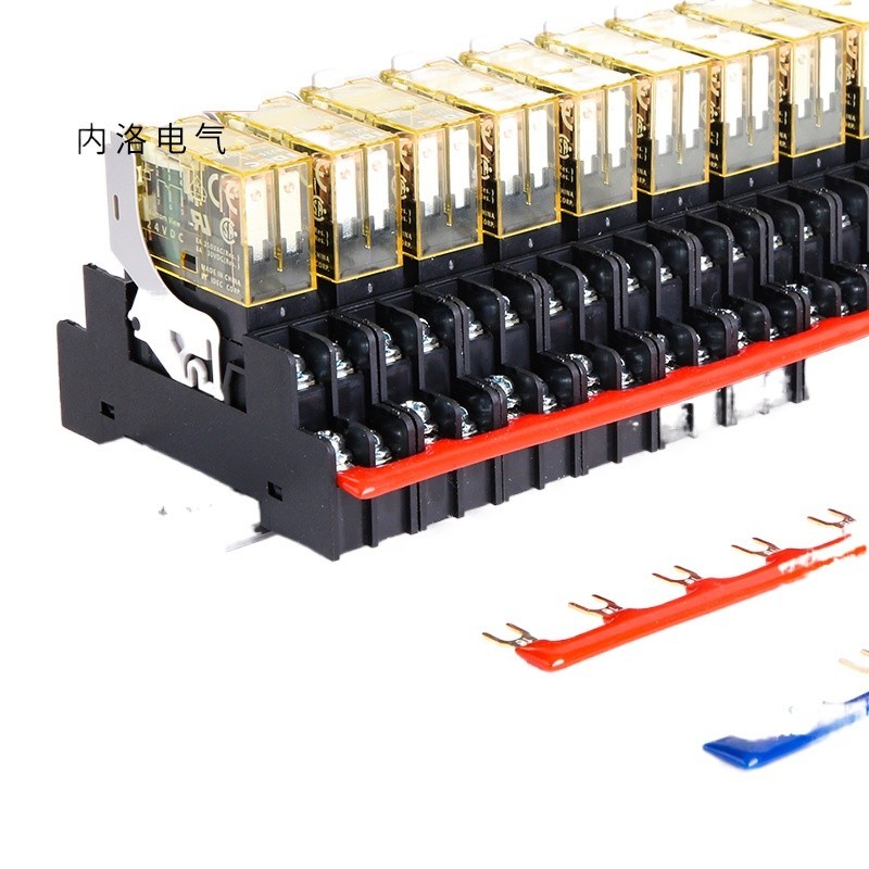 Intermediate relay shorting strip / piece connecting piece bus bar ...