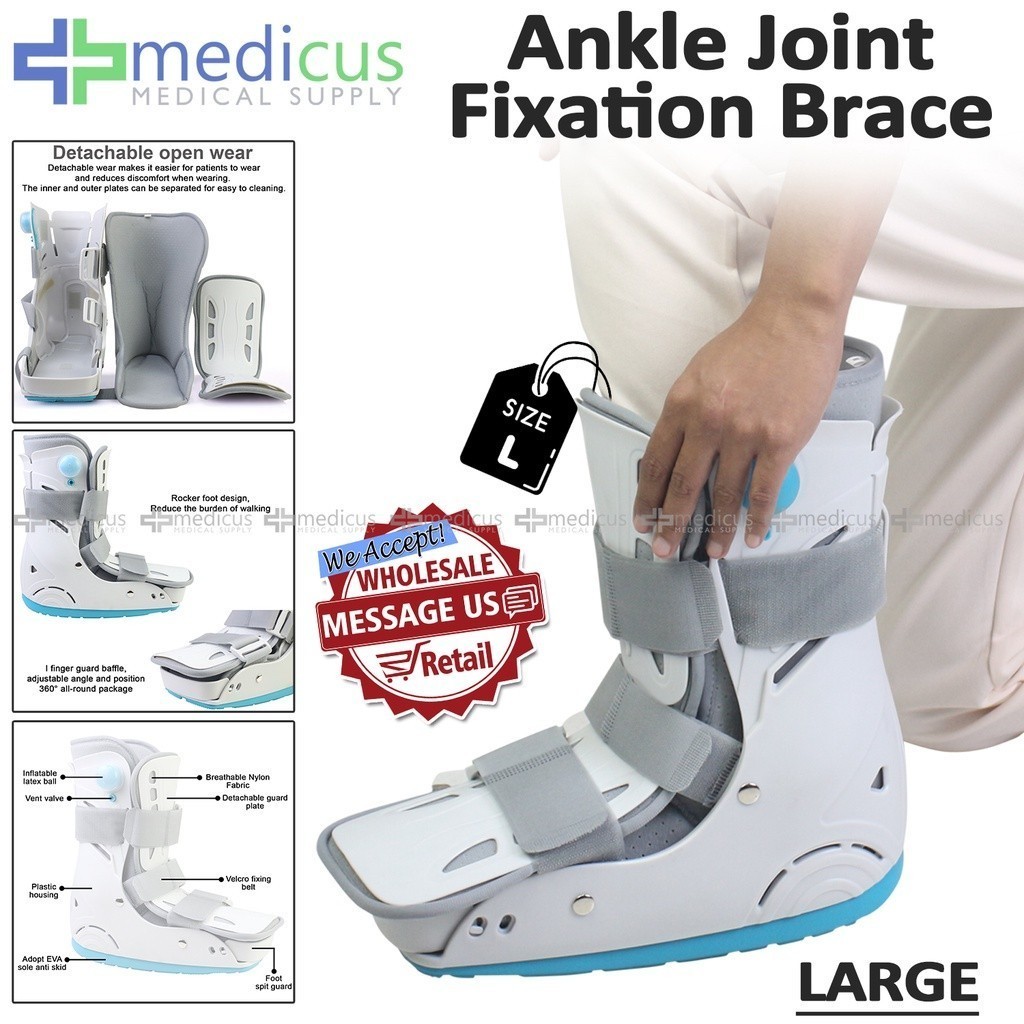 EA Walking Boot Achilles Tendon Boots Aircast Air Pump Ankle Joint ...