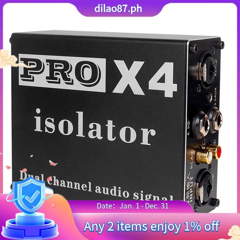 PRO X4 Multifunctional Audio Isolator Audio Isolator Audio Noise ...