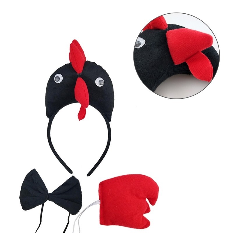 BST 3PCS Halloween Rooster Costume Set for Kid Rooster Cosplay ...