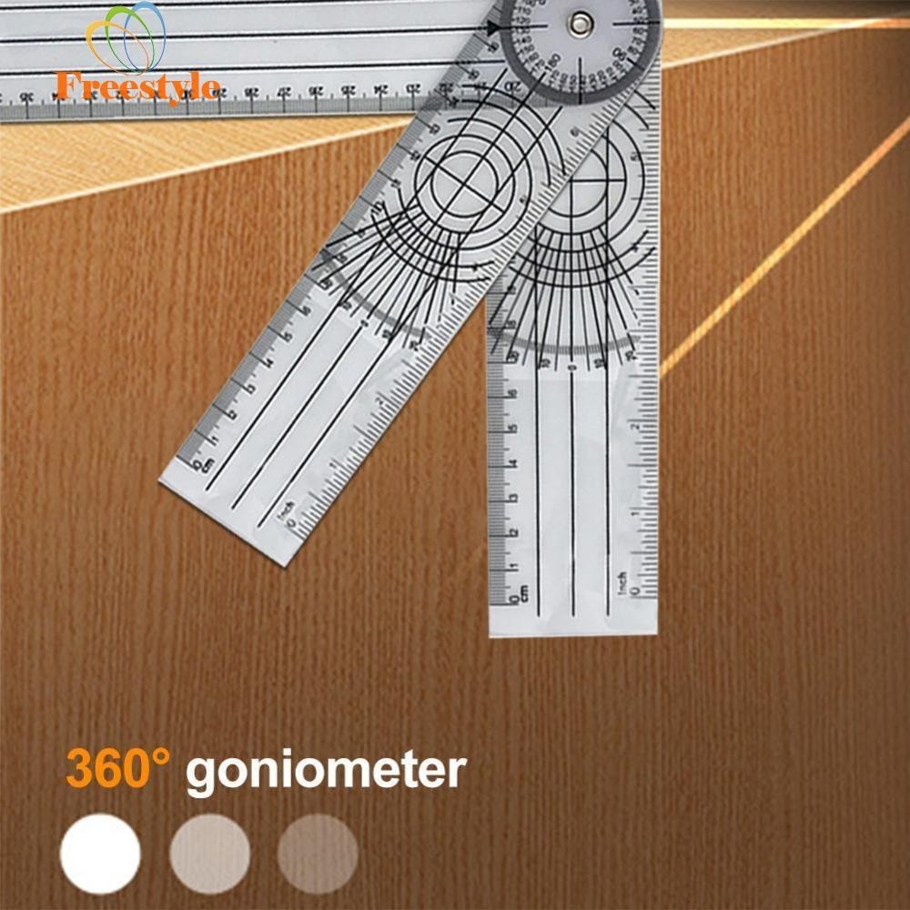 7 inch Multi-Ruler 360 Degree Goniometer Angle Medical Spinal Ruler ...